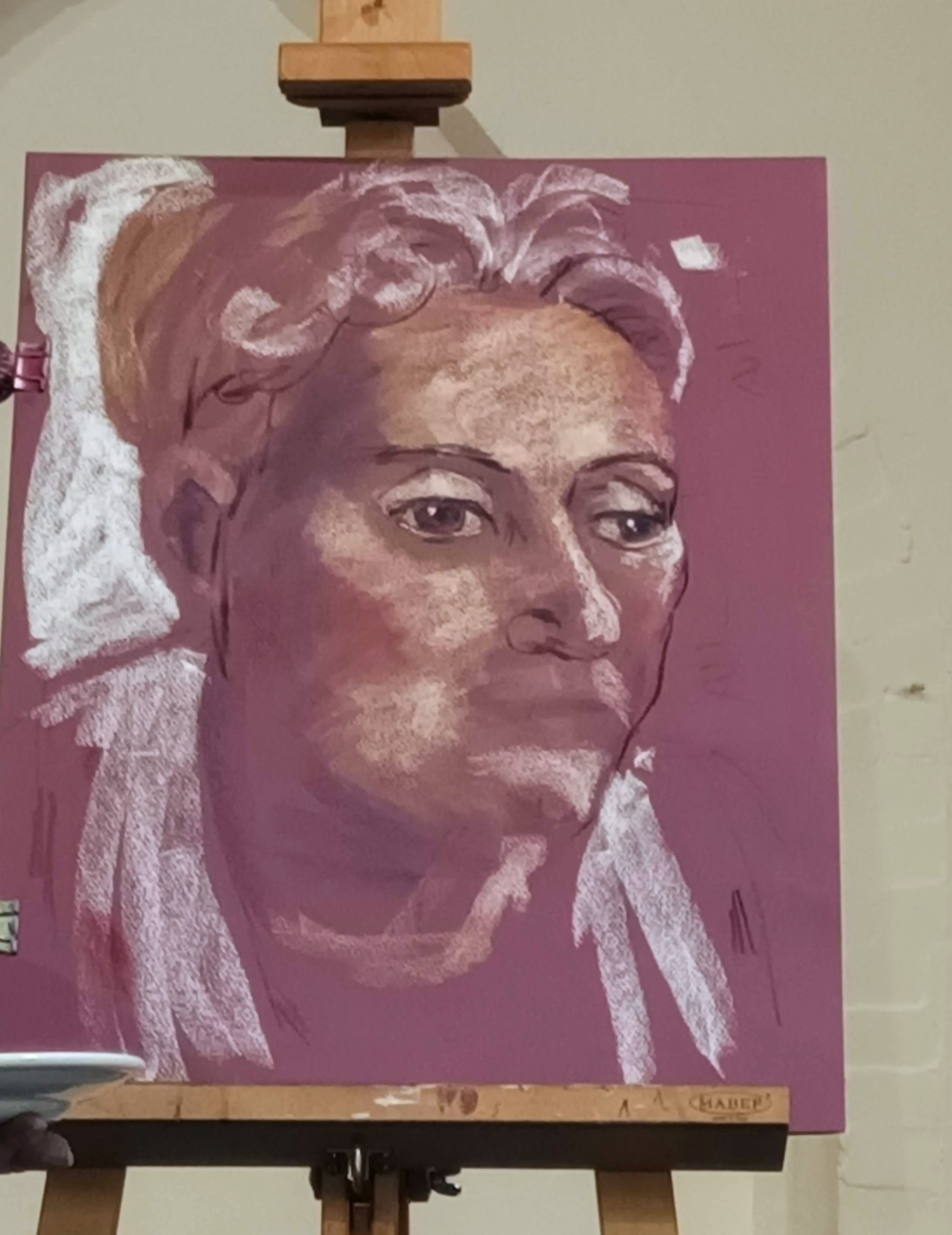 Expressive Pastel Portraits